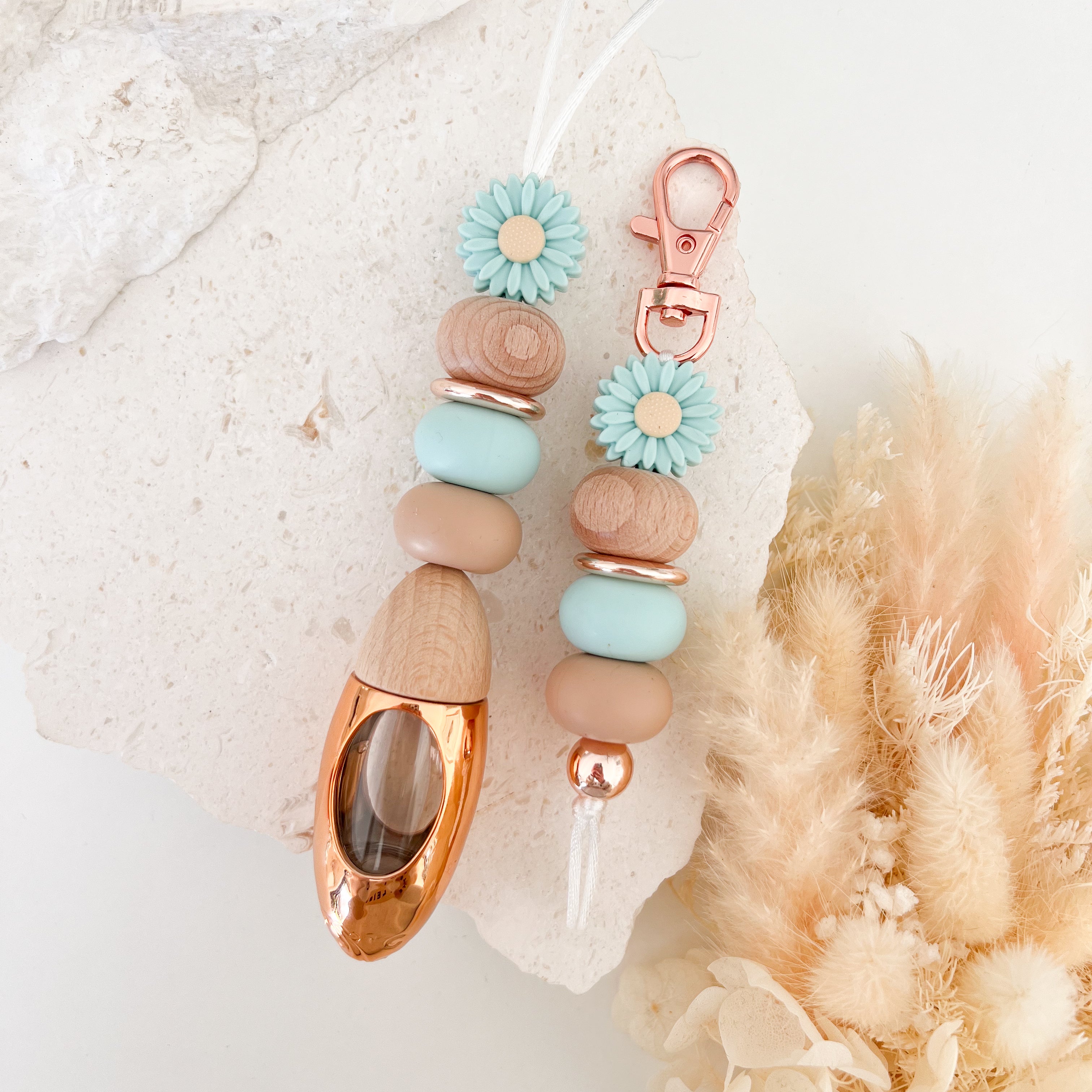 Teal Daisy Matching Set – Scrunchie Luxe