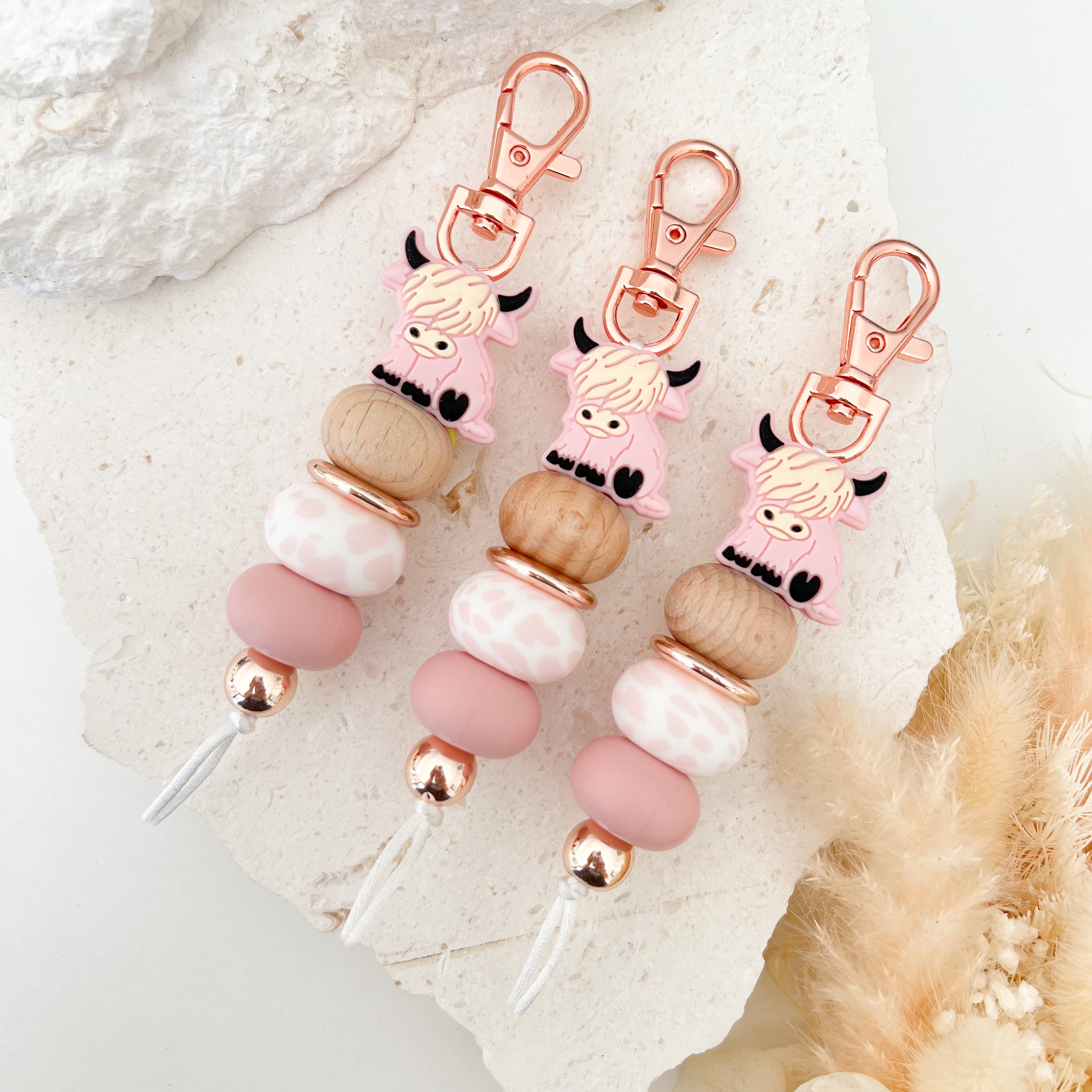 Milkshake the Highland Cow Keychain – Scrunchie Luxe
