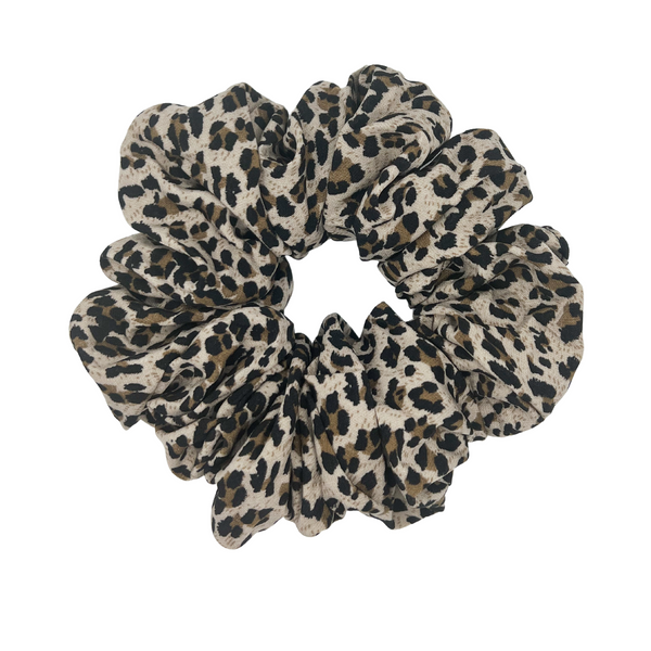 Jumbo Scrunchie - Leopard Print – Scrunchie Luxe
